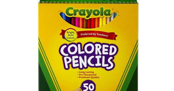 50 COLOURED PENCILS