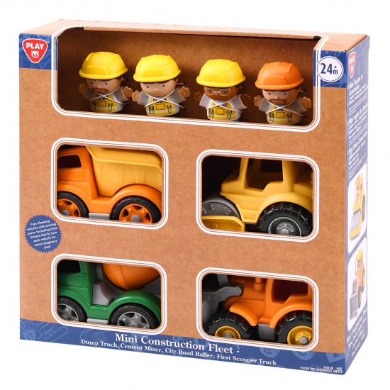 MINI CONSTRUCTION FLEET (DUMP TRUCK, CEMENT MIXER, CITY ROAD ROLLER ...
